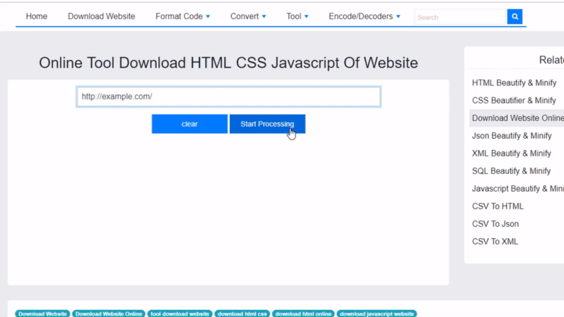 Website Downloader Online Tool Download Html Css Javascript Of A 1529