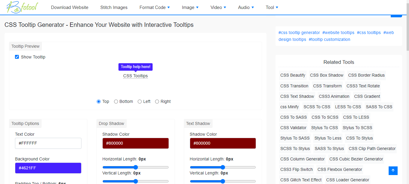 Css Tooltip Generator Enhance Your Website With Interactive Tooltips 2226